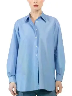 Dusan Long-sleeved Buttoned Shirt - Blue