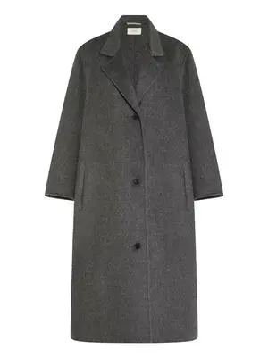 THE ROW Gustaf Buttoned Coat - Grey