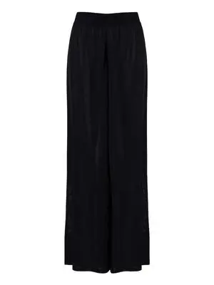 Alaïa High-rise Wide-leg Pants - Black