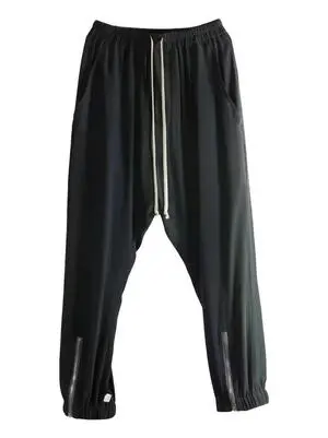 Rick Owens Tecuatl Drawstring Track Pants - Black