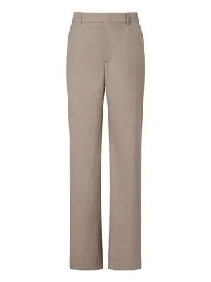 Gucci Wool Wide-leg Pants - Beige