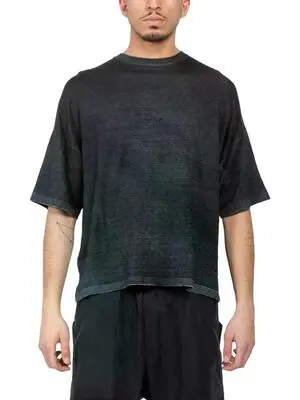 Avant Toi Linen T-shirt - Black