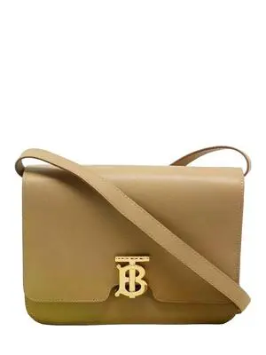 BURBERRY TB Leather Shoulder Bag