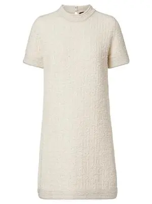 Gucci Wool-blend Mini Dress - White