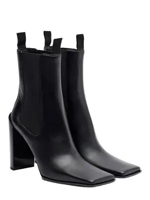 Alaïa 90 Leather Chelsea Boots - Black