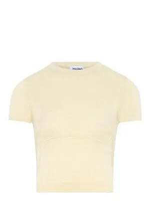 Jean Paul Gaultier Trompe-l'œil Lingerie Pullover - Ivory
