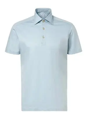 Kiton Cotton Polo Shirt - Blue