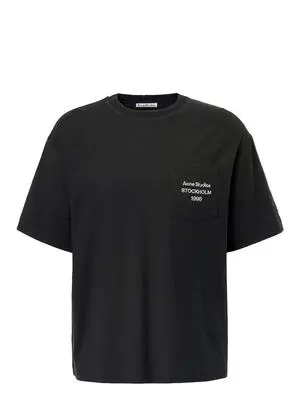 Acne Studios Cotton And Hemp T-shirt - Black
