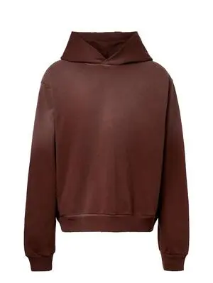 Acne Studios Logo Cotton-blend Jersey Hoodie - Brown