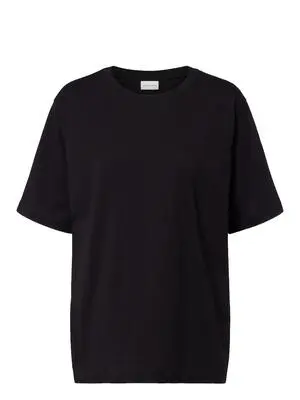 Dries Van Noten Cotton Jersey T-shirt - Black