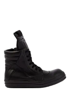 Rick Owens Geobasket High-top Sneakers - Black