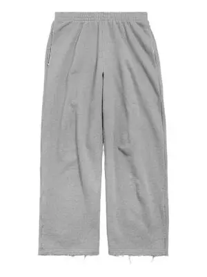 Balenciaga Baggy Fleece Pants - Grey & Silver