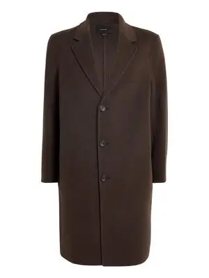 Vince Wool-cashmere Overcoat - Brown