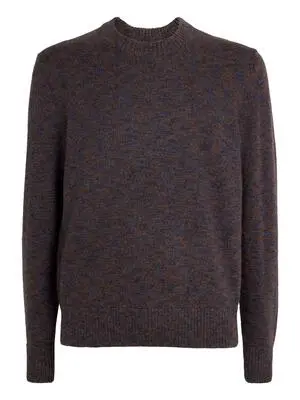 Vince Alpaca-merino Wool Marled Sweater - Purple