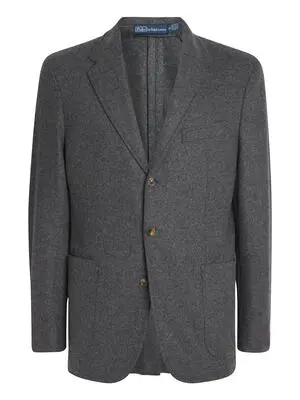 Polo Ralph Lauren Wool-blend Flannel Blazer - Grey