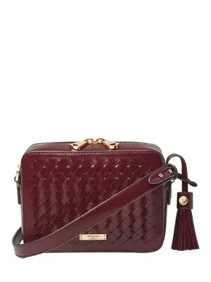 ASPINAL OF LONDON Leather Camera Bag - Burgundy