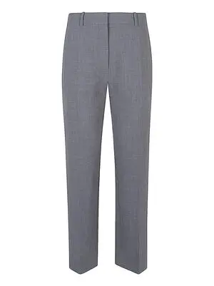 THE ROW Relian Wool Trouser - Grey