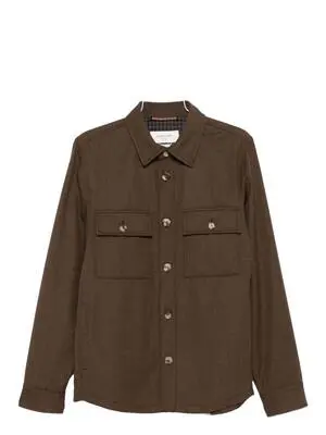 Jacob Cohen Wool Shirt Jacket - Brown