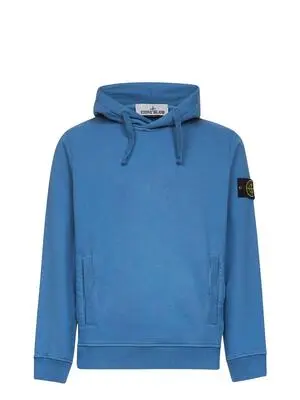 Stone Island Hooded Sweatshirt - Blue