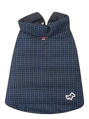 POLDO DOG COUTURE Lake Trail Double Face Dog Coat - Blue