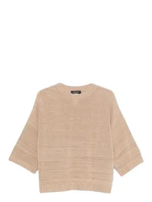 Fabiana Filippi Wool Blend Sweater - Beige