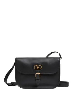 Valentino Garavani Antibes Leather Crossbody Bag - Black