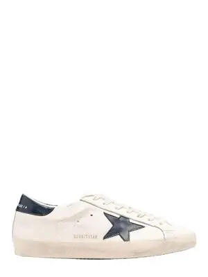 GOLDEN GOOSE Super-star Leather Sneakers - Blue