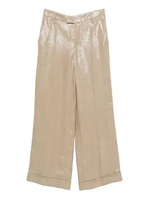 Brunello Cucinelli Linen Trousers - Beige