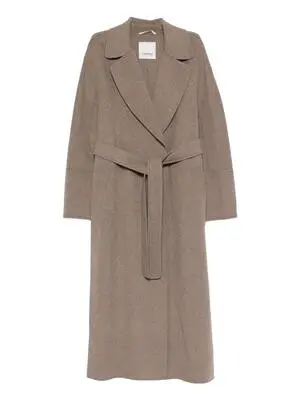 Max Mara Wool Long Coat - Grey