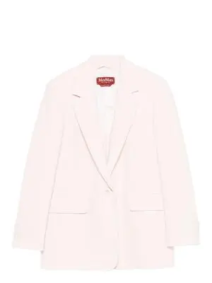 Max Mara Single-breasted Jacket - Pink