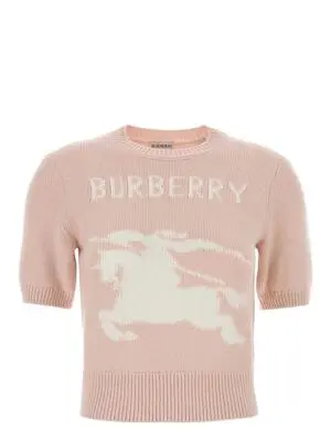 Burberry Wool And Cashmere Sweater - Pink