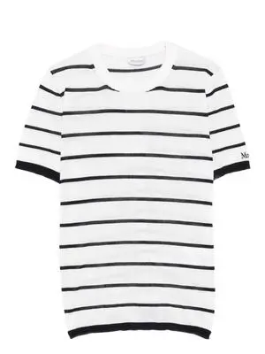 Max Mara Striped T-shirt - White