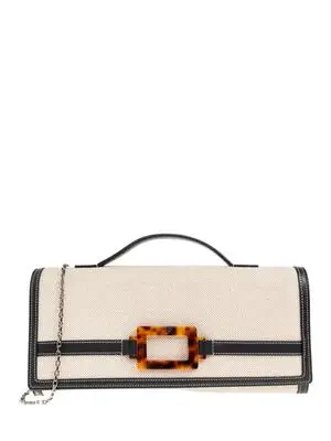 ROGER VIVIER Belle Vivier Clutch - Beige