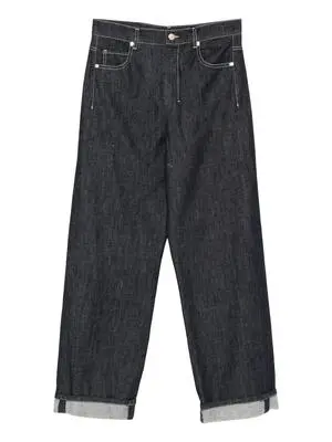 Max Mara Denim Cotton Jeans - Blue