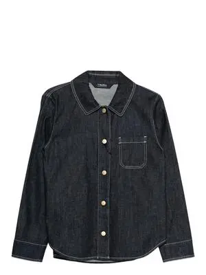 Max Mara Denim Cotton Shirt - Blue