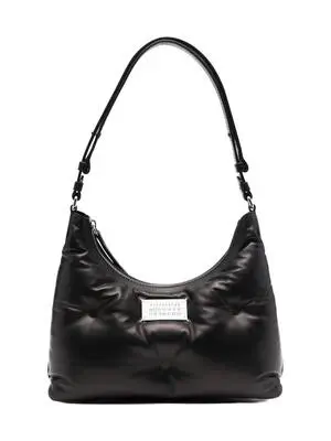 MAISON MARGIELA Glam Slam Leather Shoulder Bag - Black
