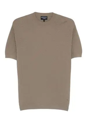 Emporio Armani Knitted T-shirt - Grey