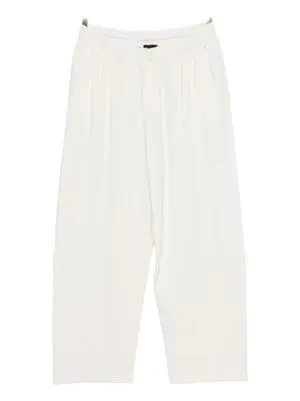 Emporio Armani Straight-leg Trousers - White