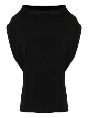 Norma Kamali All In One Sleeveless Top - Black