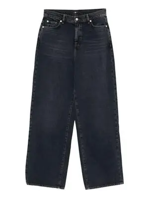 7 For All Mankind Slouchy Wide Leg Jeans - Blue