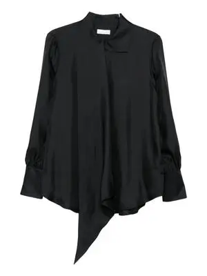 ARCHIVIO '67 Bow-tie Long Sleeve Shirt - Black