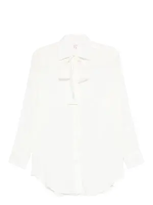 ARCHIVIO '67 Bow-tie Shirt - White