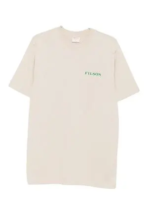 Filson Printed Cotton T-shirt - White