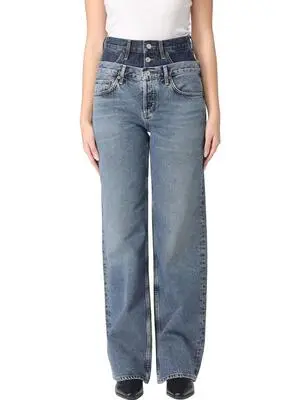AGOLDE Straight Leg Jeans - Denim