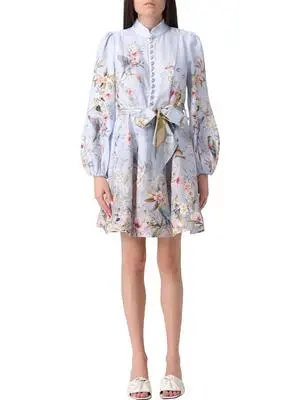 Zimmermann Floral Print Dress - Blue