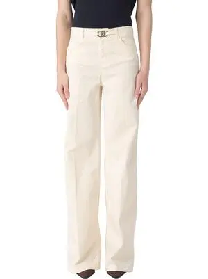Liu Jo Wide Leg Pants - Yellow Cream