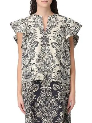 Ulla Johnson Floral Print Top - White