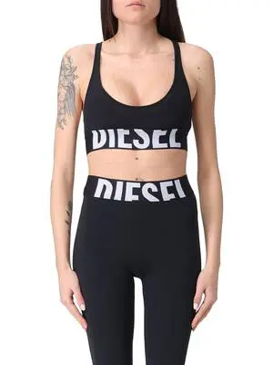 DIESEL® Logo Sport Top - Black
