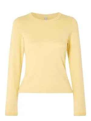 FLORE FLORE Max Organic Cotton-jersey T-shirt - Yellow
