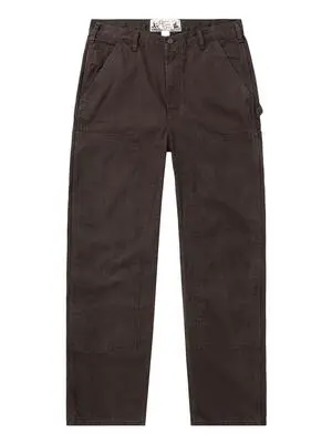 ONE OF THESE DAYS Canvas Double Knee Pants - Brown
